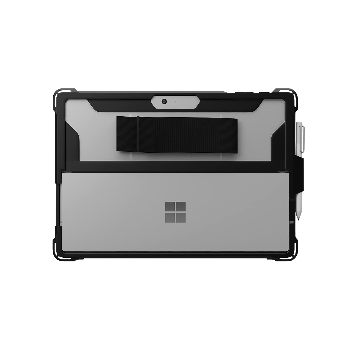 MAXCases Extreme Shell for Microsoft Surface Pro 5, 6, & 7 Rugged Protective Case - Protective Stand, Stylus Pen Holder, Laptop Case (Black)