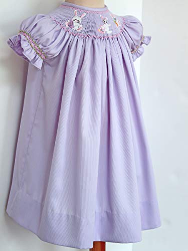 Carouselwear Smocked Easter Dresses for Baby Toddler Girls 9m Months Lavender