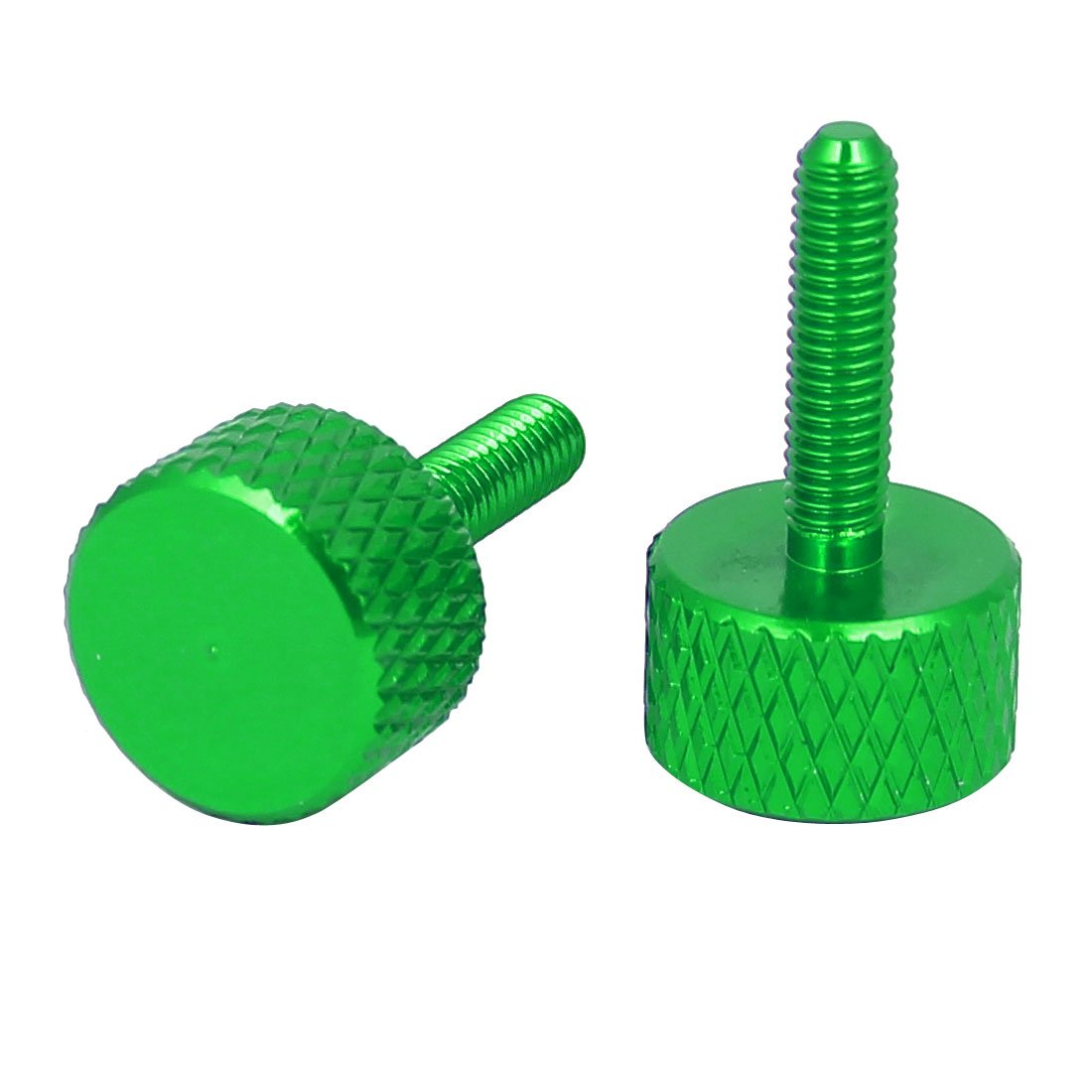 Aexit Computer PC Cleaning & Repair Graphics Card Knurled Head Thumb Screws Green Computer Screws M3x12mm 4pcs