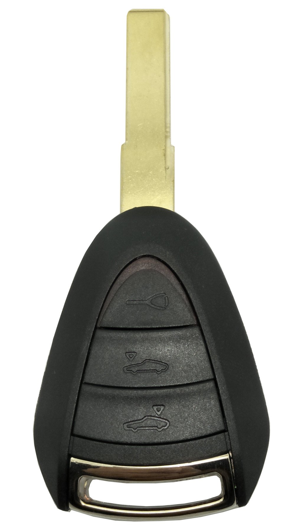 3 Buttons Replacement Key Fob Cover Case fit for Porsche 911 Cayman Boxster Carrera GT Remote Key Fob Shell (3Buttons)