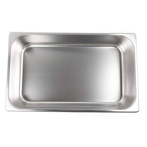 DYRABREST 6Pcs 4" Deep Steam Table Pans Full Size 20" x 12" x 4" Stainless Steel Steam Table Chafing Pans Anti-Jam Steam Table Pan Hotel Buffet Food Pans for Hotels,Restaurant