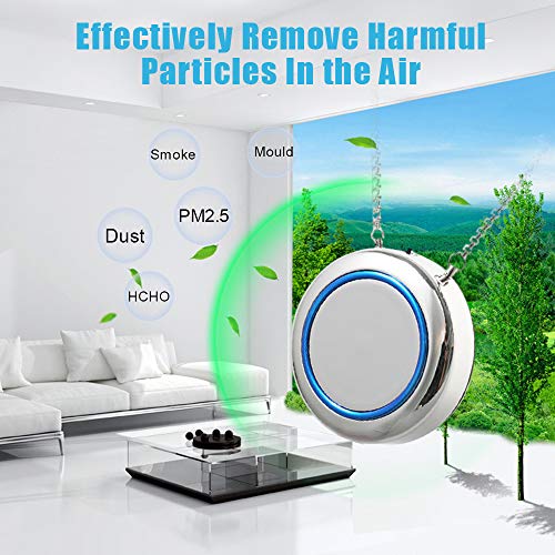 Personal Wearable Air Necklace Portable Ionic Air Necklace/ Low Noise for Adults Kids