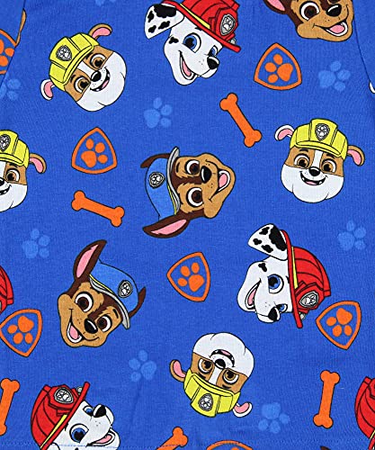 Paw Patrol Toddler Boys' Play All Day 4 Piece Long Sleeve Pajama Set Mix and Match (3T) Blue