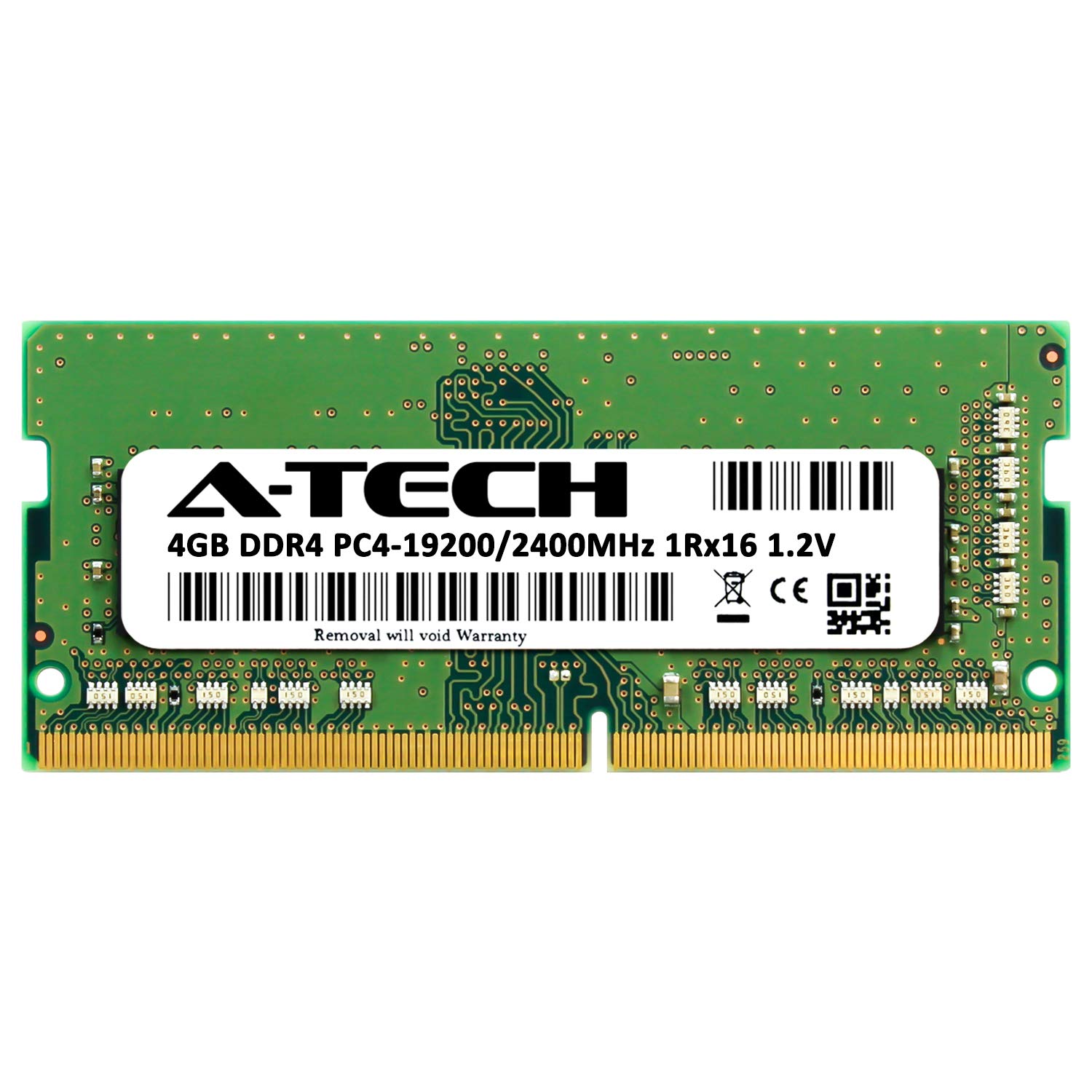 A-Tech 4GB RAM Replacement for Hynix HMA851S6AFR6N-UH | DDR4 2400MHz PC4-19200 1Rx16 1.2V SODIMM 260-Pin Memory Module