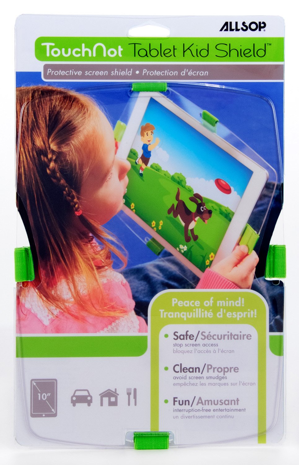 Allsop Touch-Not Universal Tablet Screen Shield for 10-Inch Samsung Galaxy Tab, iPad Air, or Google Nexus (31106)