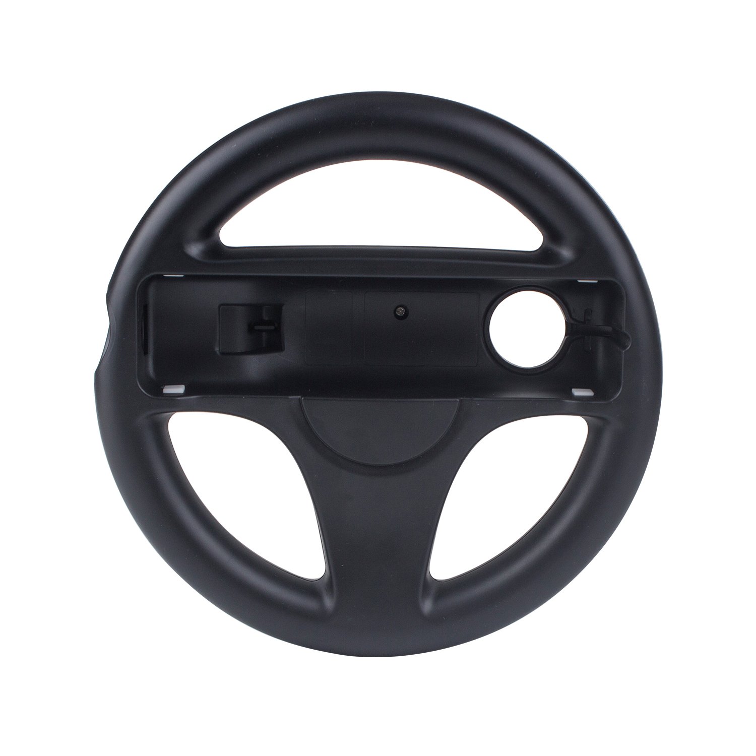 2Pack Mario Kart Steering Wheels Compatible for Nintendo Wii Remote, TechKen Mario Kart Racing Wheel Compatible with Nintendo Wii, Mario Kart, Tank, More Wii or Wii U Racing Games