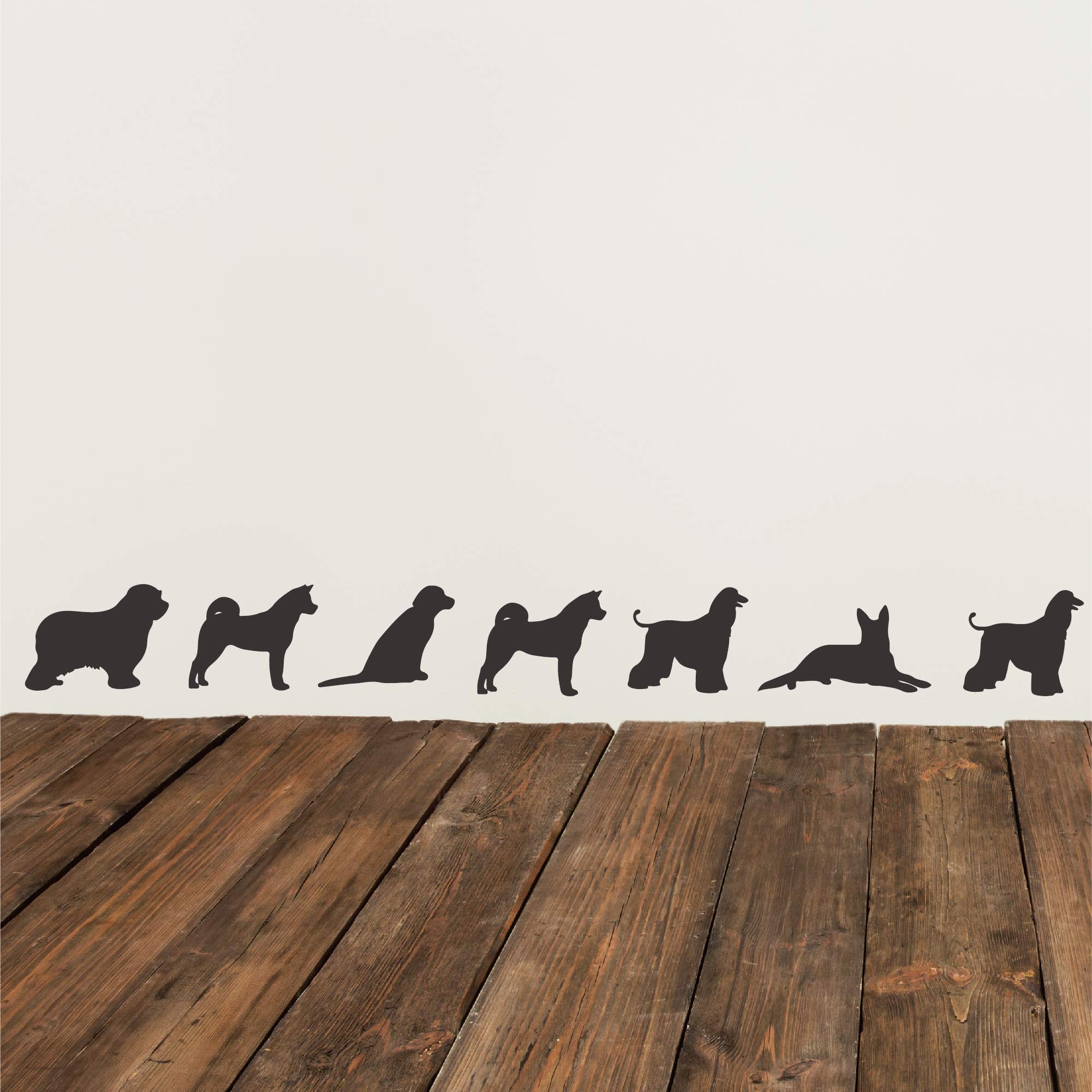 A Room with Dogs Wall Decals-Doggie Stickers for Kids Room Bedroom Nursery Playroom Décor