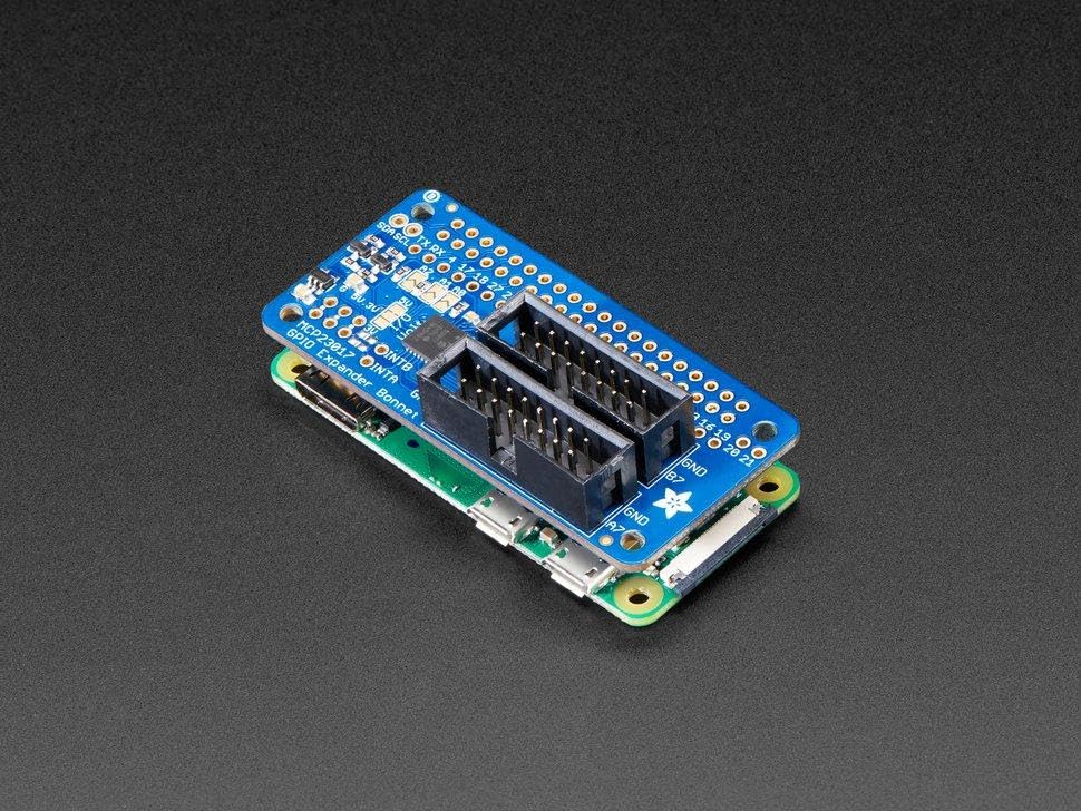 Adafruit 4132 GPIO Expander Bonnet - 16 Additional I/O Over 12C