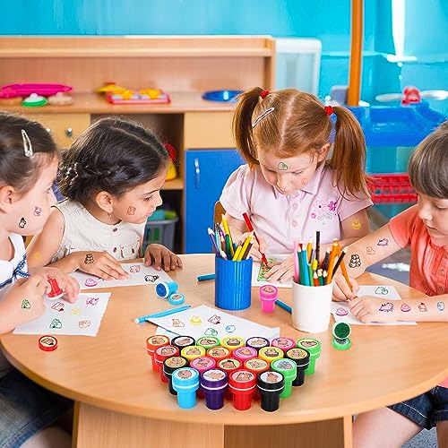 28pcs Capybara Party Stamp for Kids, Cute Capybara Self Inking Stampers Great for Birthday Favors Rewards Goody Bag Stuffers Classroom Crafts DIY Card Making