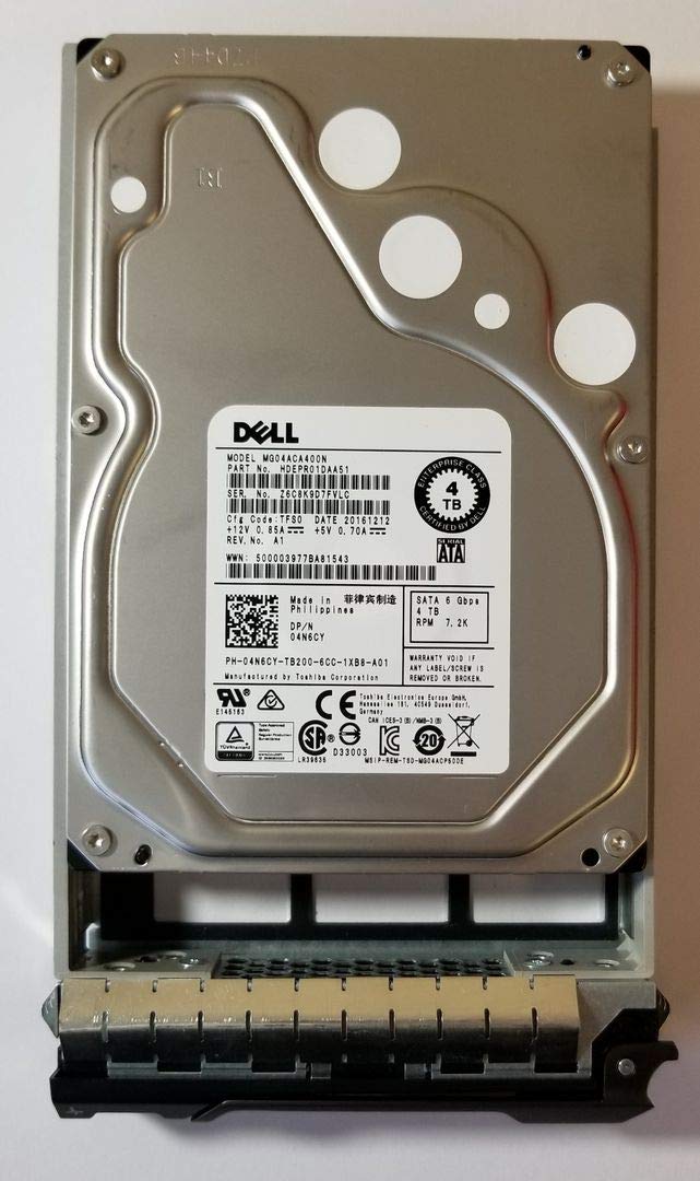 DELL 4N6CY 4.0TB 7.2K ENT SATA 3.5 6GBps Hard Drive