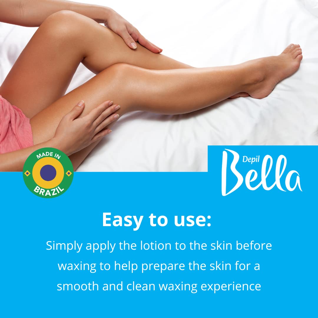 Depil Bella Skin Care Products, Two Pack, Pre Waxing Astringent Lotion (500 ml), Post Waxing - Oil Moisturizing Remover (500 ml).