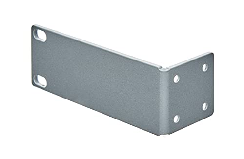 GeoLynx Silver Rack Mount Adapter Bracket Ear Kit for Ubiquiti US-8-150W UniFi Switch 8 Port | Edge Switch 8 Port with M6 Cage Nuts Screws & Hardware