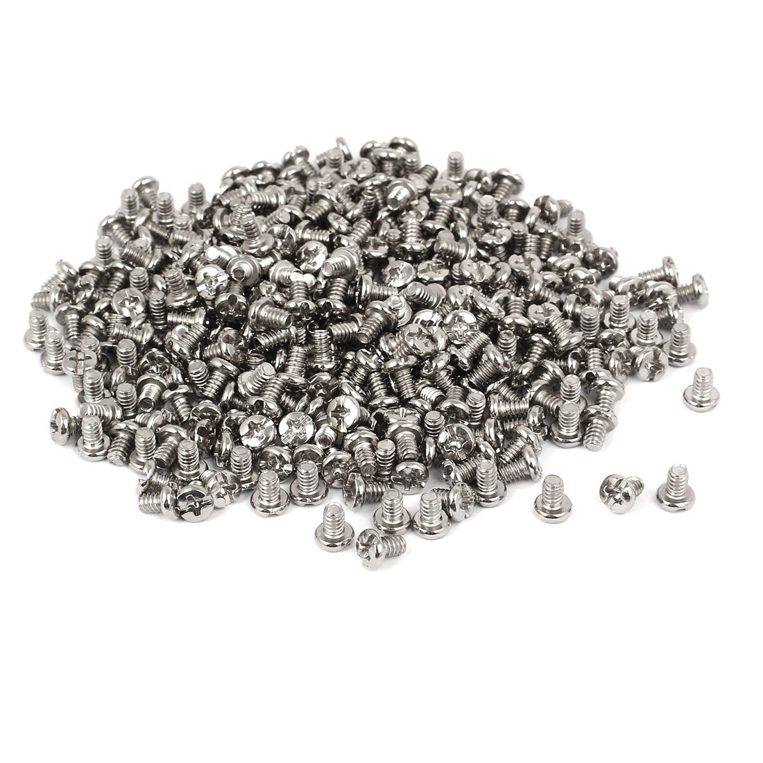 Aexit Desktop Computer Cleaning & Repair Nickel Plated Hard Drive Video Card PCI Bezel Screw Computer Screws #6-32 400pcs