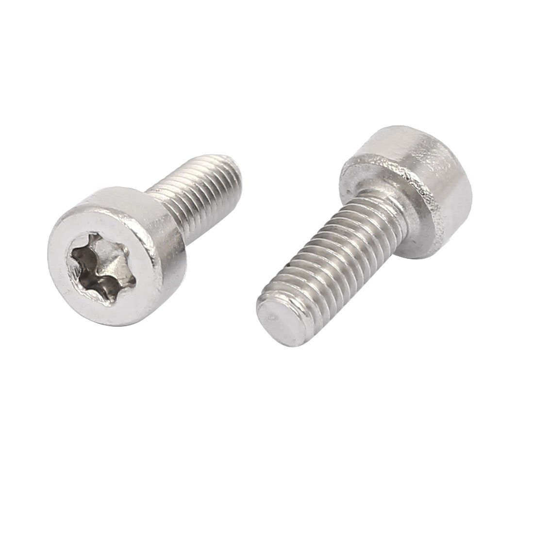 Aexit M3x8mm Thread Screws & Bolts T10 Torx Drive 304 Stainless Steel Torx Socket Cap Set Screws Screw 60pcs