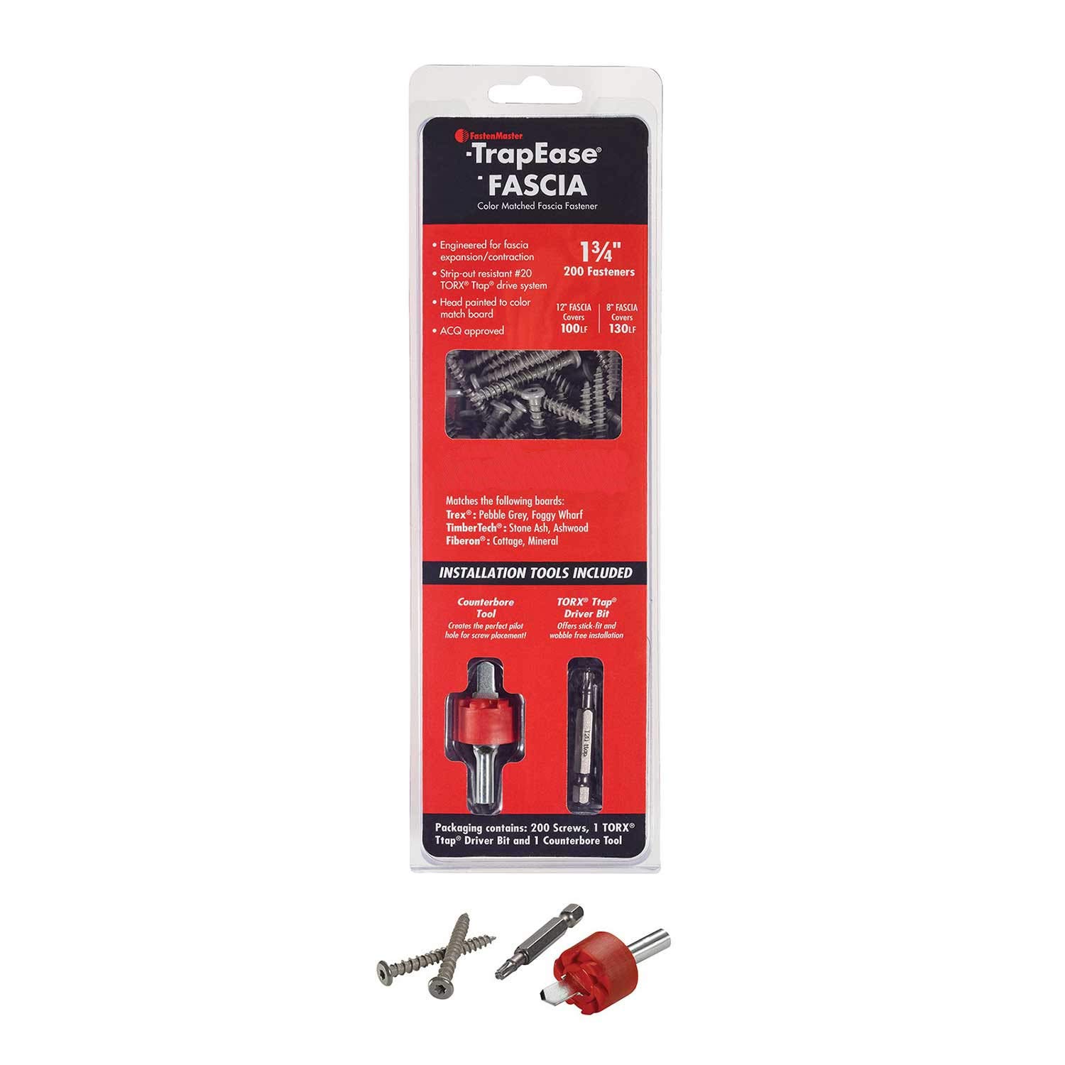 TrapEase Fascia Screw 100 LFT (Saddle/Toasted Sand)