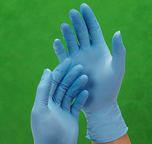 Adenna EPW446 Empower 8 mil Powder-Free Nitrile Exam Gloves, Medical Grade, Blue, Large, Box of 100