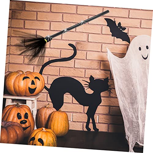 1Pc Halloween Broom Witch Accessories for Women Witch Broom Halloween Kids Broom Props Halloween Wizard Broom Kids Decor Halloween Small Broom Make up Child Costumes Plastic