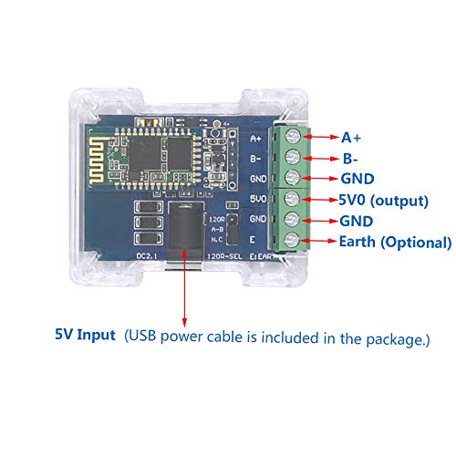 DSD TECH SH-B20 RS485 to Bluetooth SPP Adapter Support Android and Windows OS