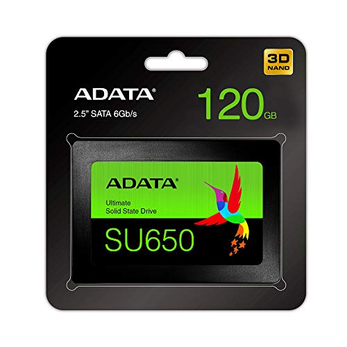 ADATA SSD 120GB 2.5 SATA SU650 - ASU650SS-120GT-R, Internal Storage SSD