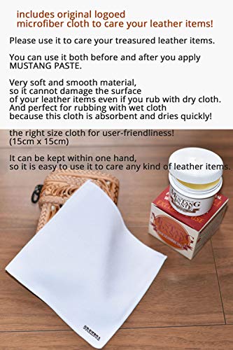 CAPT.STYLE Mustang Paste 100ml 3/4 fl. oz Includes Original Logoed Microfiber Cloth Made in Japan