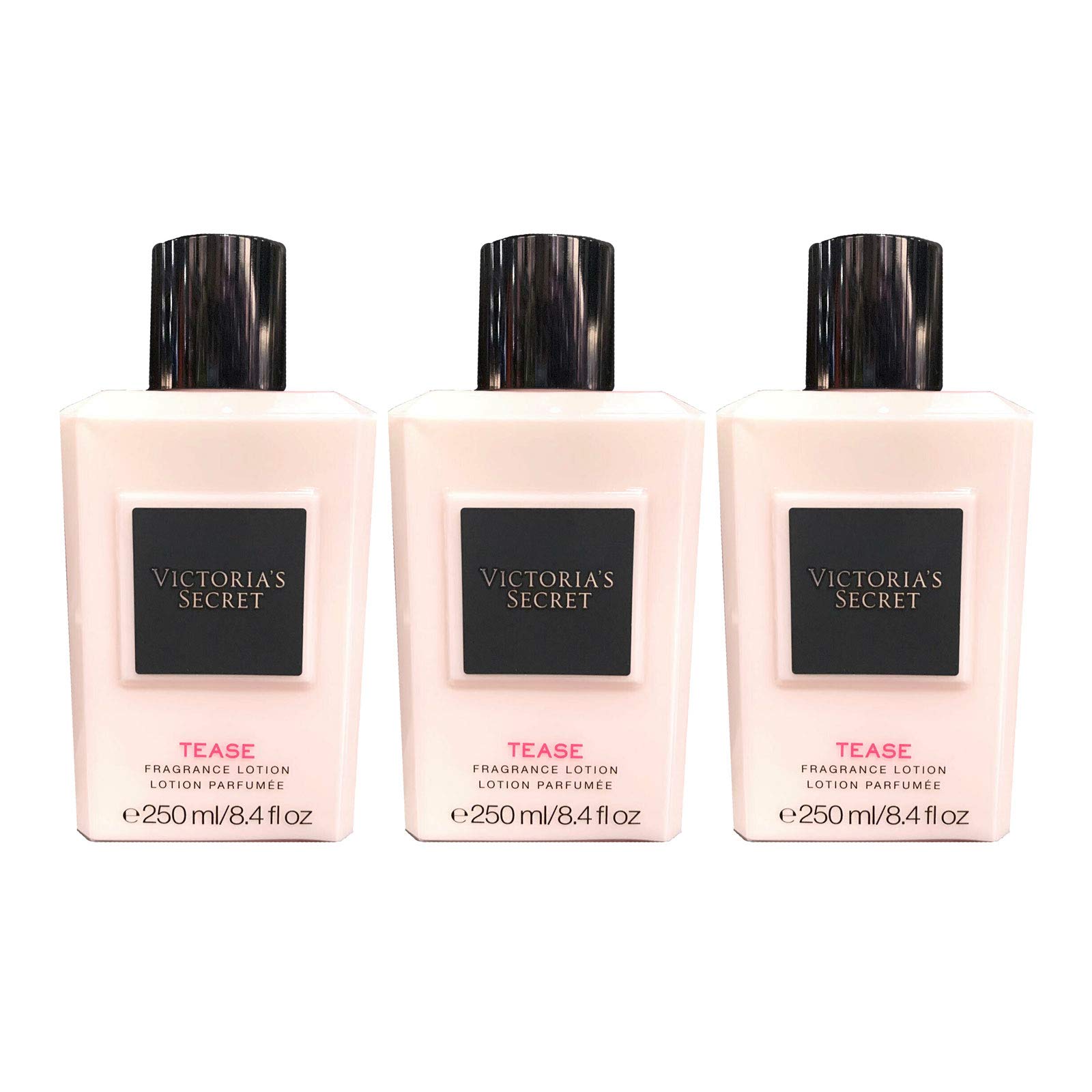 Victoria's Secret Tease Fragrance Lotion 8.4 Fl Oz Each Lot of 3 (Tease)
