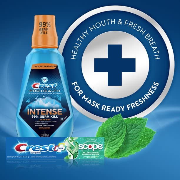 Crest Toothpaste Plus Scope Whitening Minty Fresh (Pack of 2)