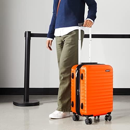 Amazon Basics 21-Inch Hardside Spinner, Orange