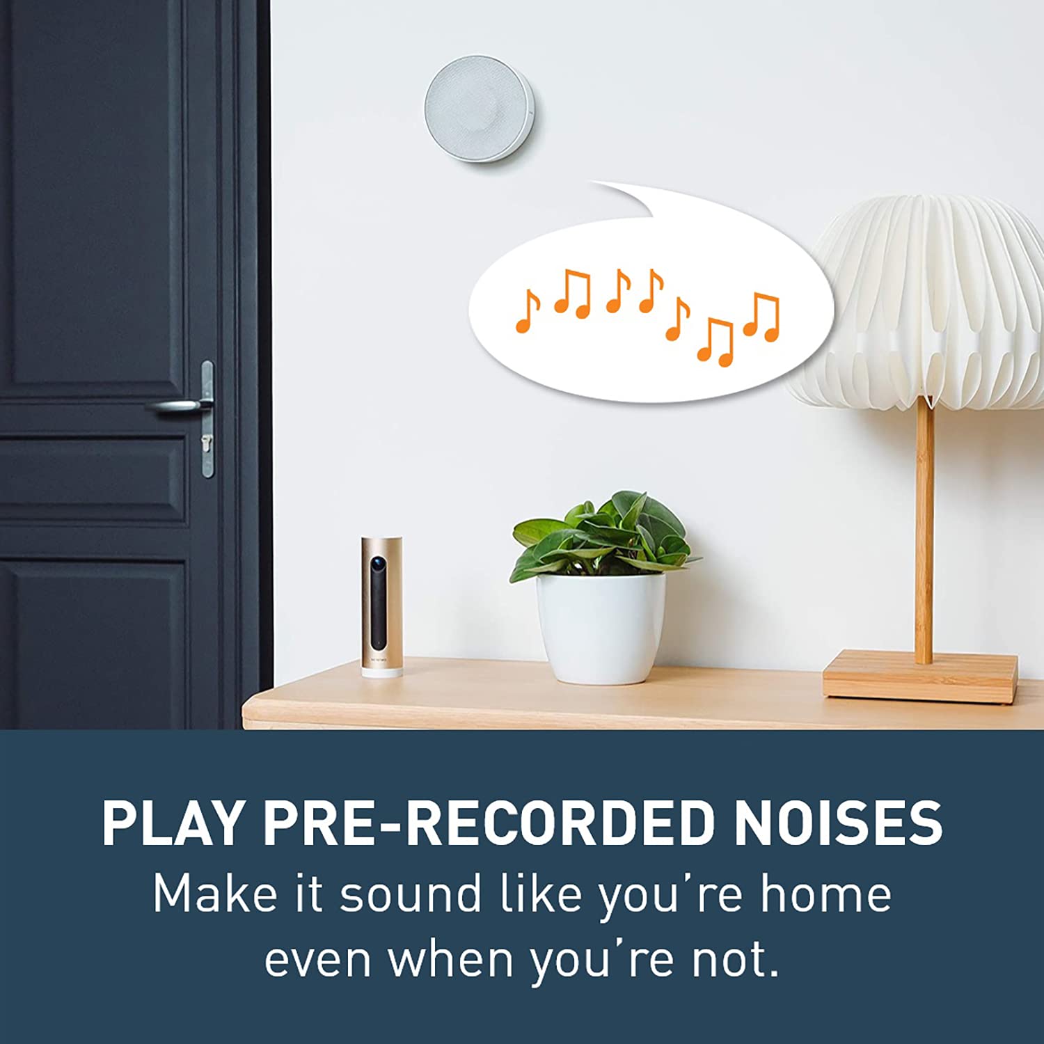 Netatmo Smart Indoor Siren | Wireless 110 Decibel Siren | Auto Arm & Disarm | Easy Installation Can Be Powered with Batteries Or Hard Wired | Model NIS01US