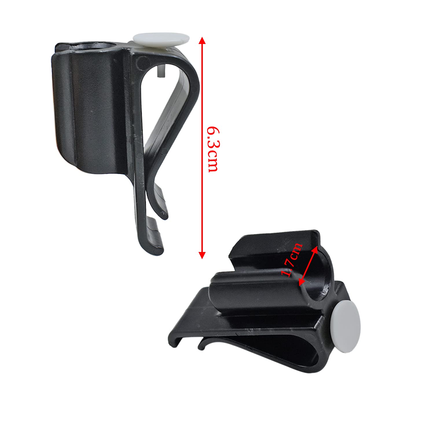 2 Pack Golf Putter Clip Golf Bag Clip on Putter Clamp Holder Golf Putter Clip Organizer Ball Marker