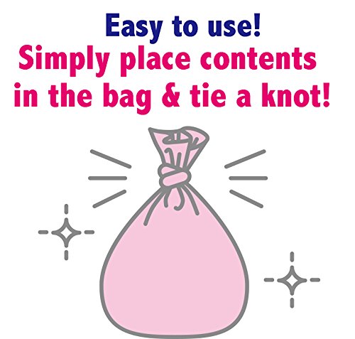 BOS Amazing Odor Sealing Baby Diaper Disposal Bags - Durable and Unscented [Size: S, Color: Pink] (150 count, Pack of 1) (150 Bags)