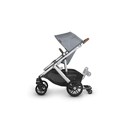UPPAbaby Vista V2 Stroller - Jake (Black/Carbon/Black Leather) + Piggyback for Vista & Vista V2