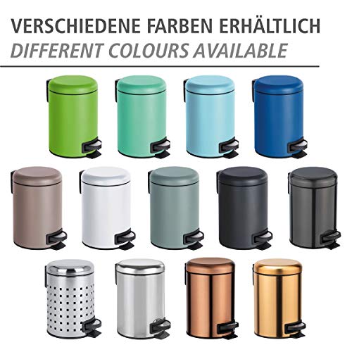 Anatomicline WENKO Pedal bin Leman Taupe, 22.5 x 17 x 25 cm, Beige