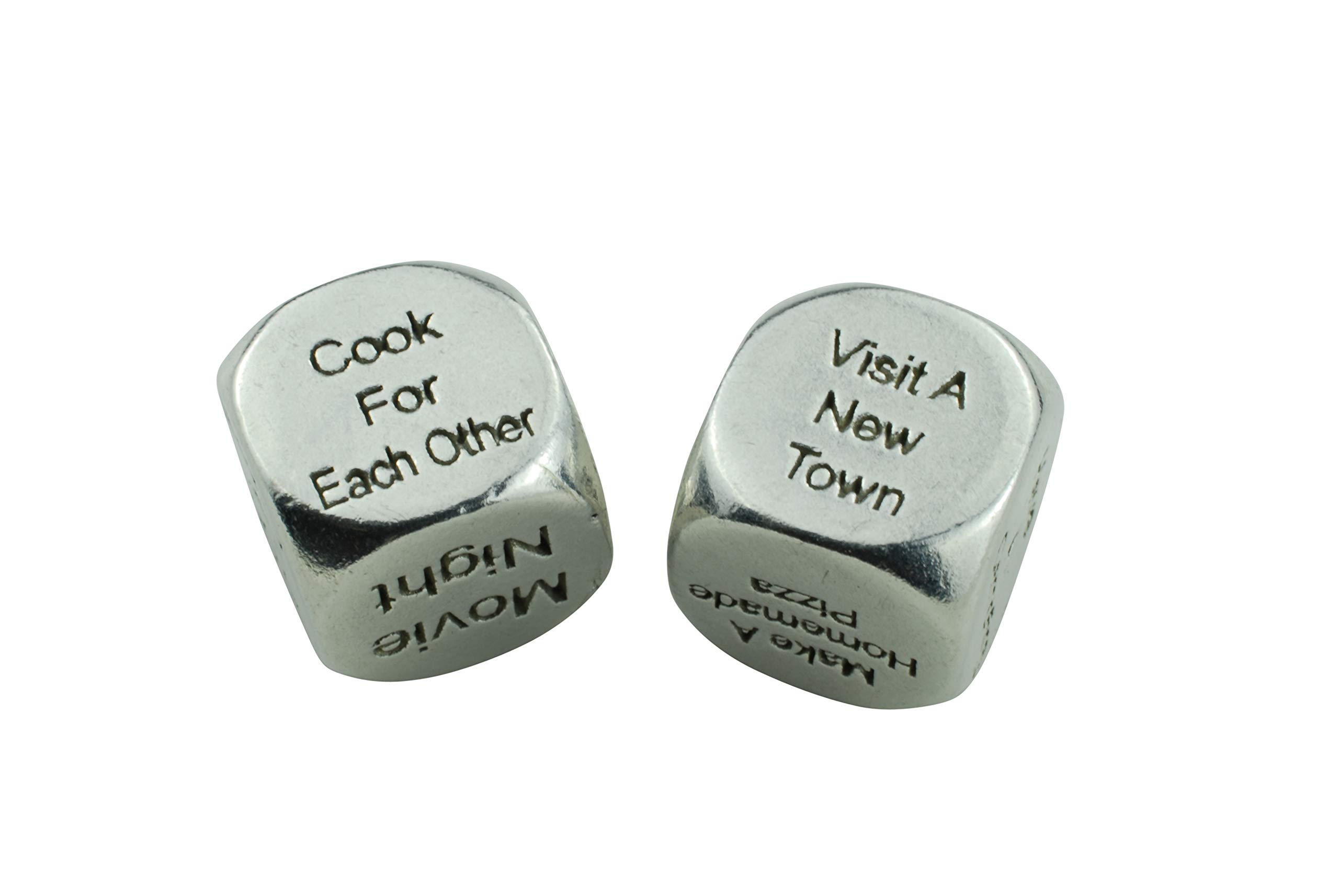 8 Year Anniversary Metal Date Night Dice - Create a Unique 8th Anniversary Date Night