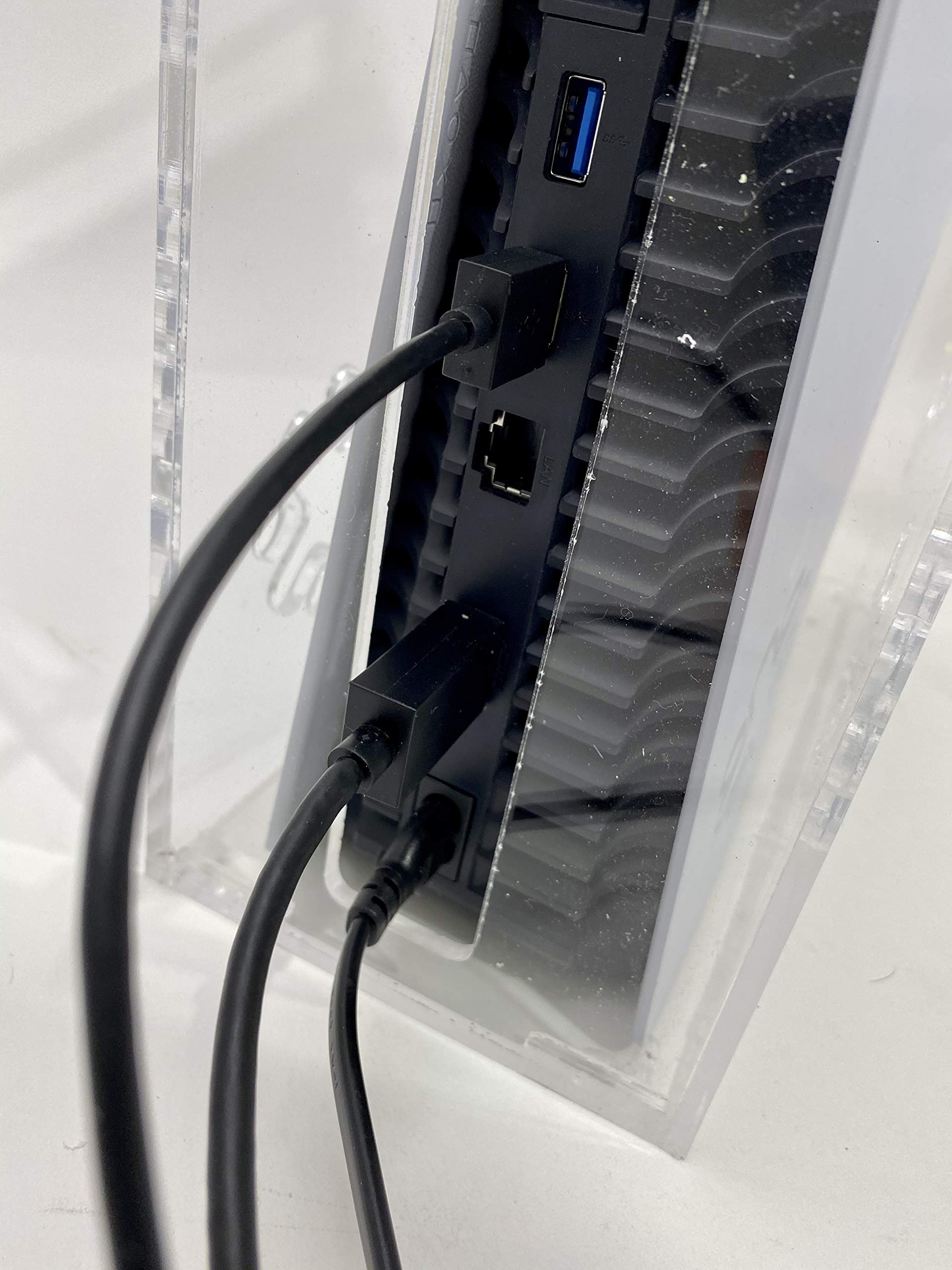 Acrylic Mega Store Playstation 5 SecurityProtection BoxSecurity Box - Clear - Compatible with Playstation 5 Standard and Digital