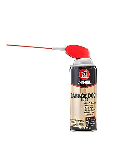 3-IN-ONE Professional Garage Door Lubricant with SMART STRAW SPRAYS 2 WAYS, 11 OZ