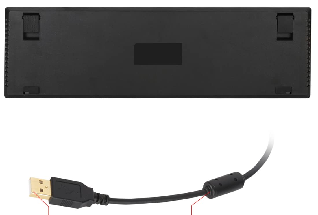 ABKO K515 RGB Gaming Quick Swap Switch Mechanical Keyboard (English/Korean Keycaps) (White, Blue Switch)
