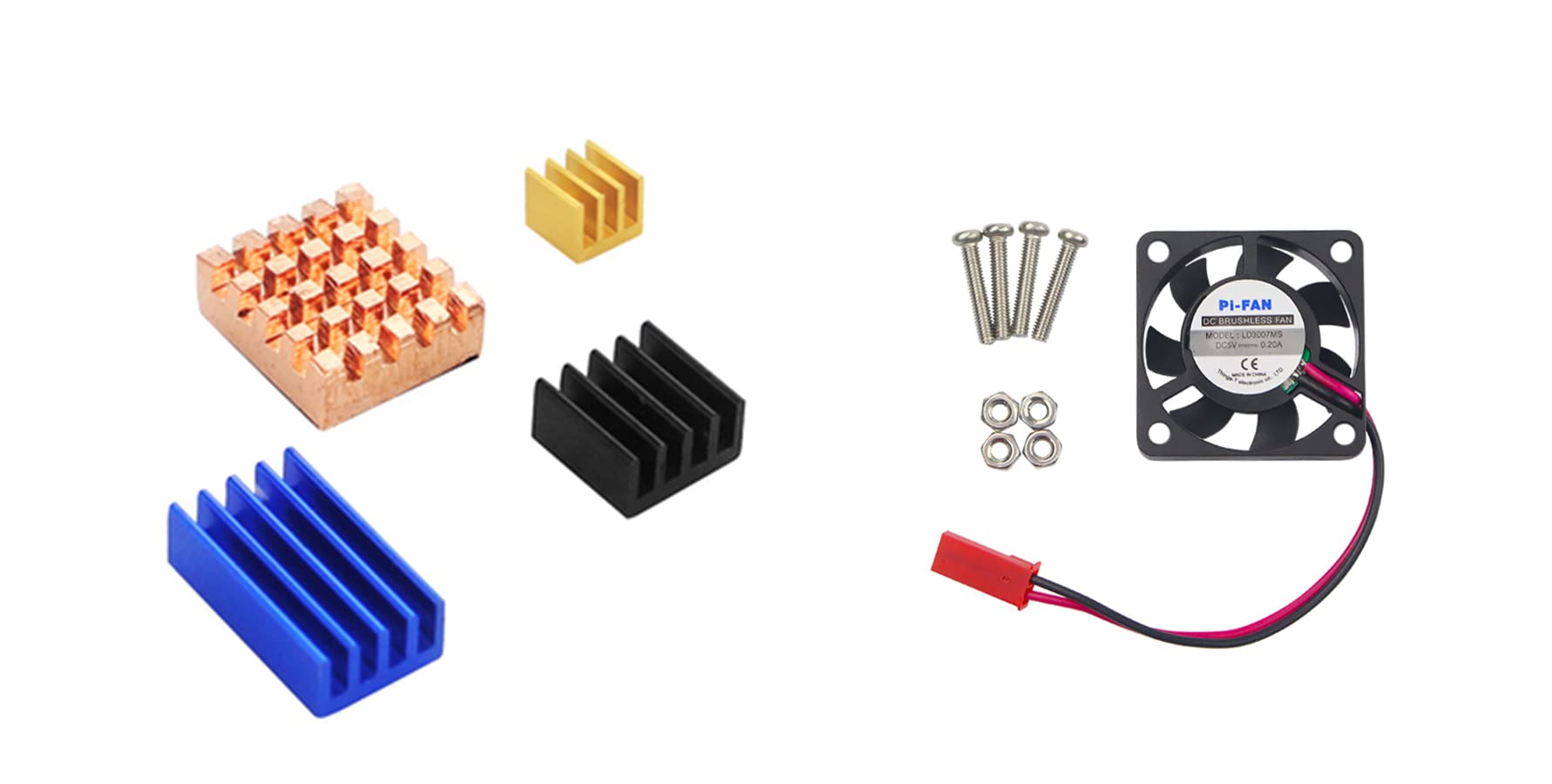 DIGISHUO Raspberry Pi 4B Model B 8GB RAM DIY Kit | with Case | Pi Cooling Fan | San Disk 64G SD Card Micro-SD | Micro HDMI Cable | Sufficient 5V 3A Power Supply (8G Module 8 in 1 Kit)