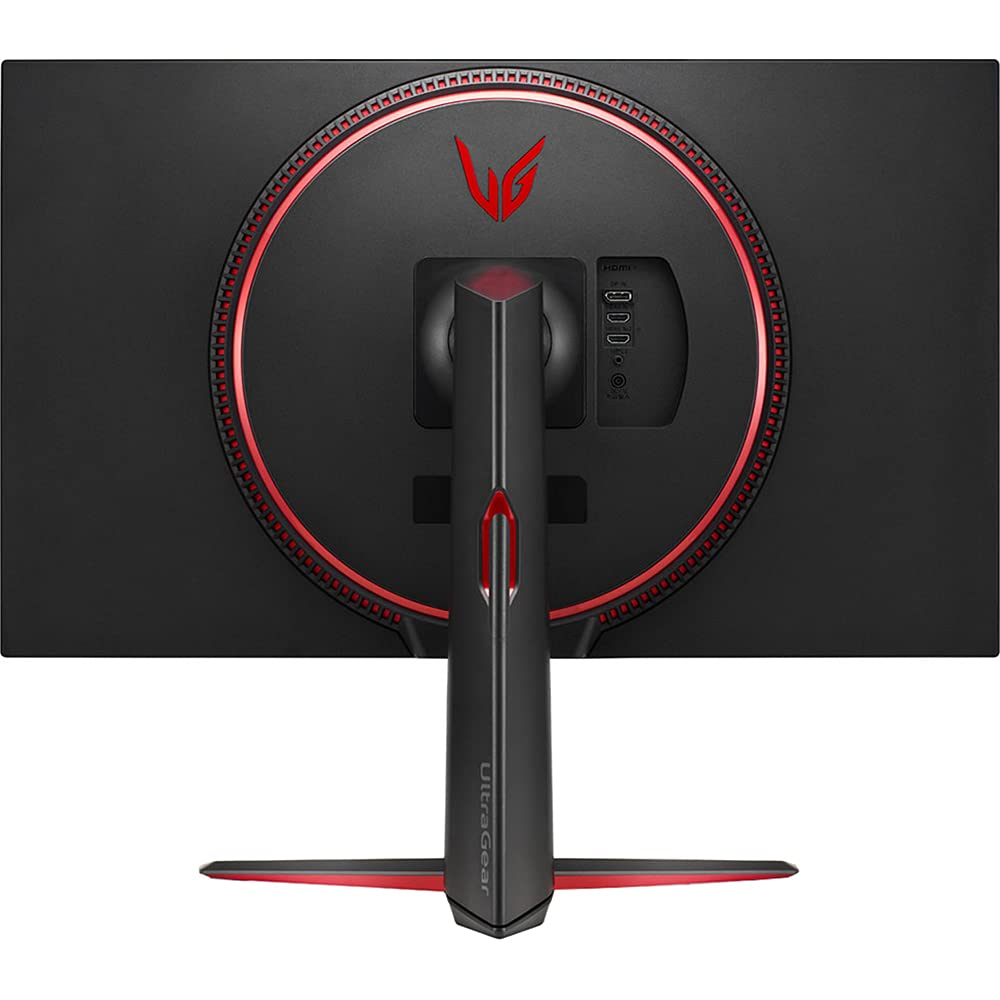 LG 32GN550-B 32 Inch Ultragear FHD 165Hz HDR10 Gaming Monitor with G-SYNC Bundle with Deco Gear Mechanical Keyboard Cherry MX Red w/Ergonomic Palm Rest, Anti-Ghost, Custom RGB