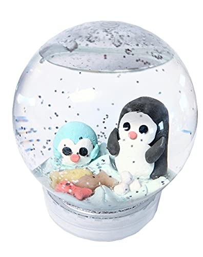 6 Pack - Creative Hobbies 5 Inch (130mm) DIY Snow Globe Water Globe - Clear Plastic with Screw Off Cap | Perfect for DIY Crafts and Customization