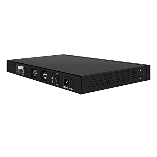 1U Firewall Appliance, OPNsense, VPN, Router PC, Intel N5105, HUNSN RJ08k, AES-NI, 6 x 2.5GbE I226-V, Console, VGA, 16G RAM, 512G SSD
