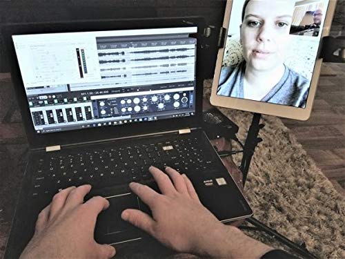 AirTurn TechAssist (Includes Universal Tablet Holder and Portable Stand for Home Office, Online Learning, and Kids Playtime)
