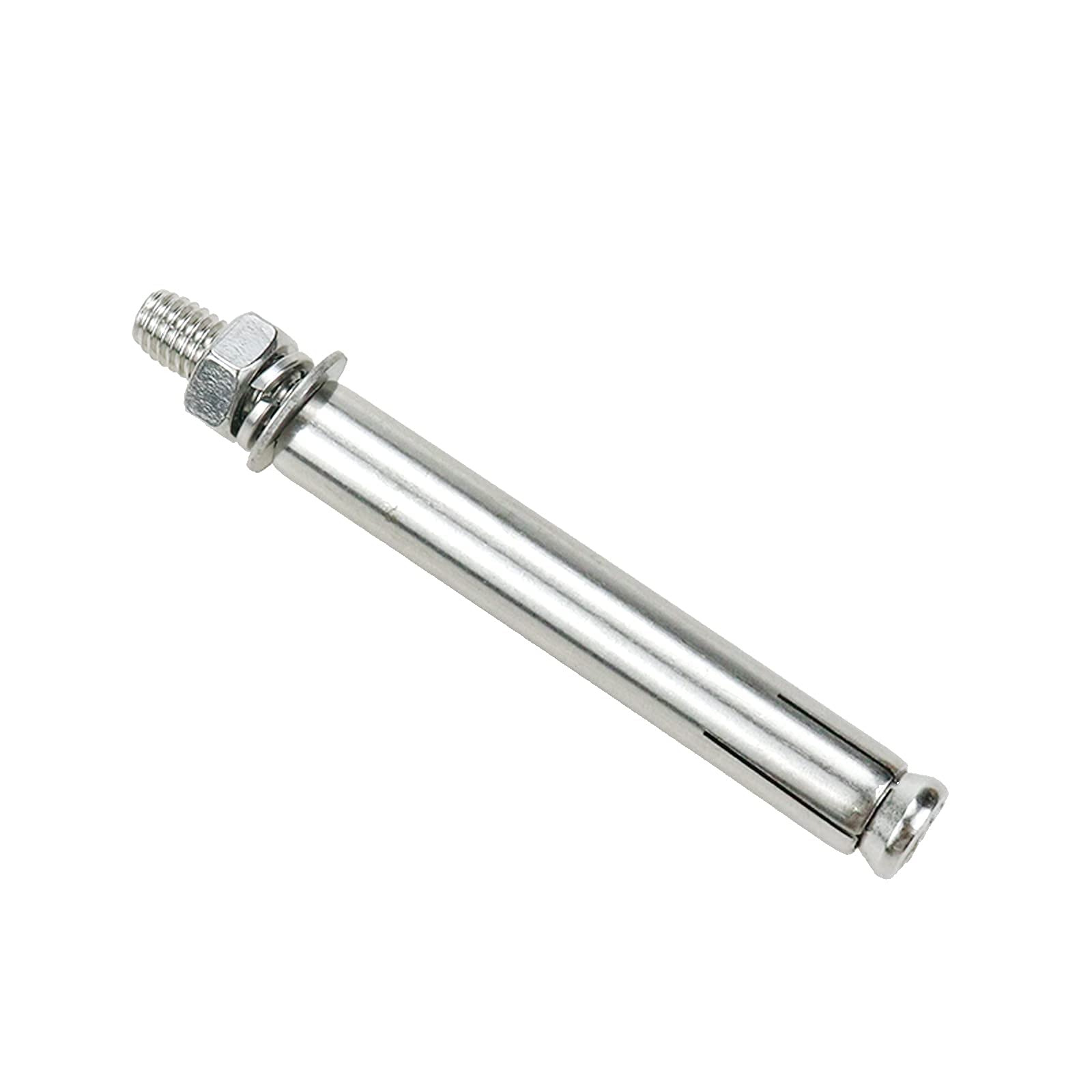 Dahszhi 10Pcs Stainless Steel M8x100mm Hex Nut Sleeve Hammer Drive Anchor Expansion Bolt Fastener