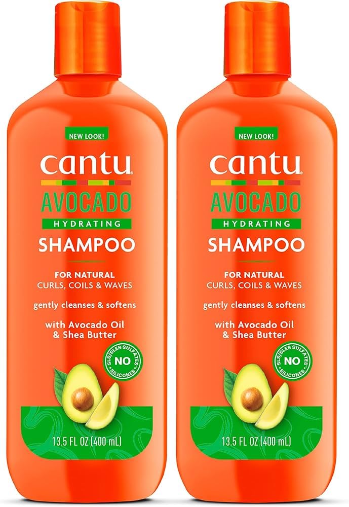 Cantu Avocado Shampoo 13.5 Ounce (400ml) (Pack of 2)