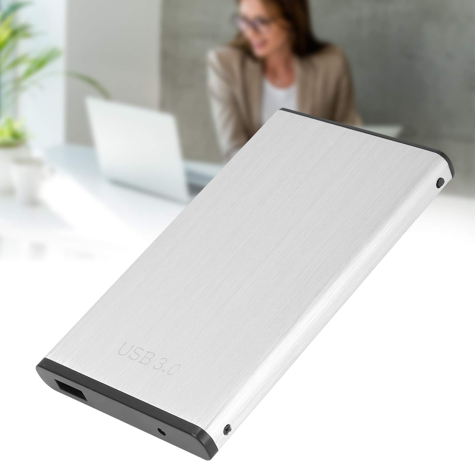 Dilwe YD0018 USB 3.0 HDD Portable Laptop Mobile Hard Drive, 2.5 Inch Silver Color Universal External Hard Drive for PC, 80G 2TB Mechanoco Hard Drive for Windows 7 8 10 Linux OS X 80G