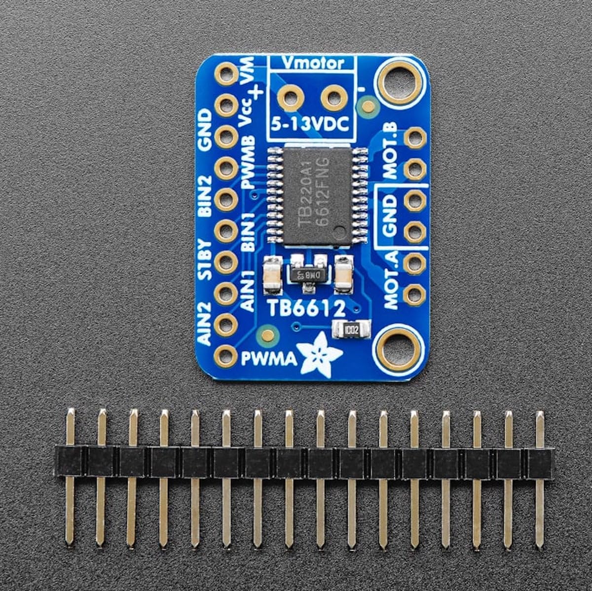 Adafruit TB6612 1.2A DC/Stepper Motor Driver Breakout Board