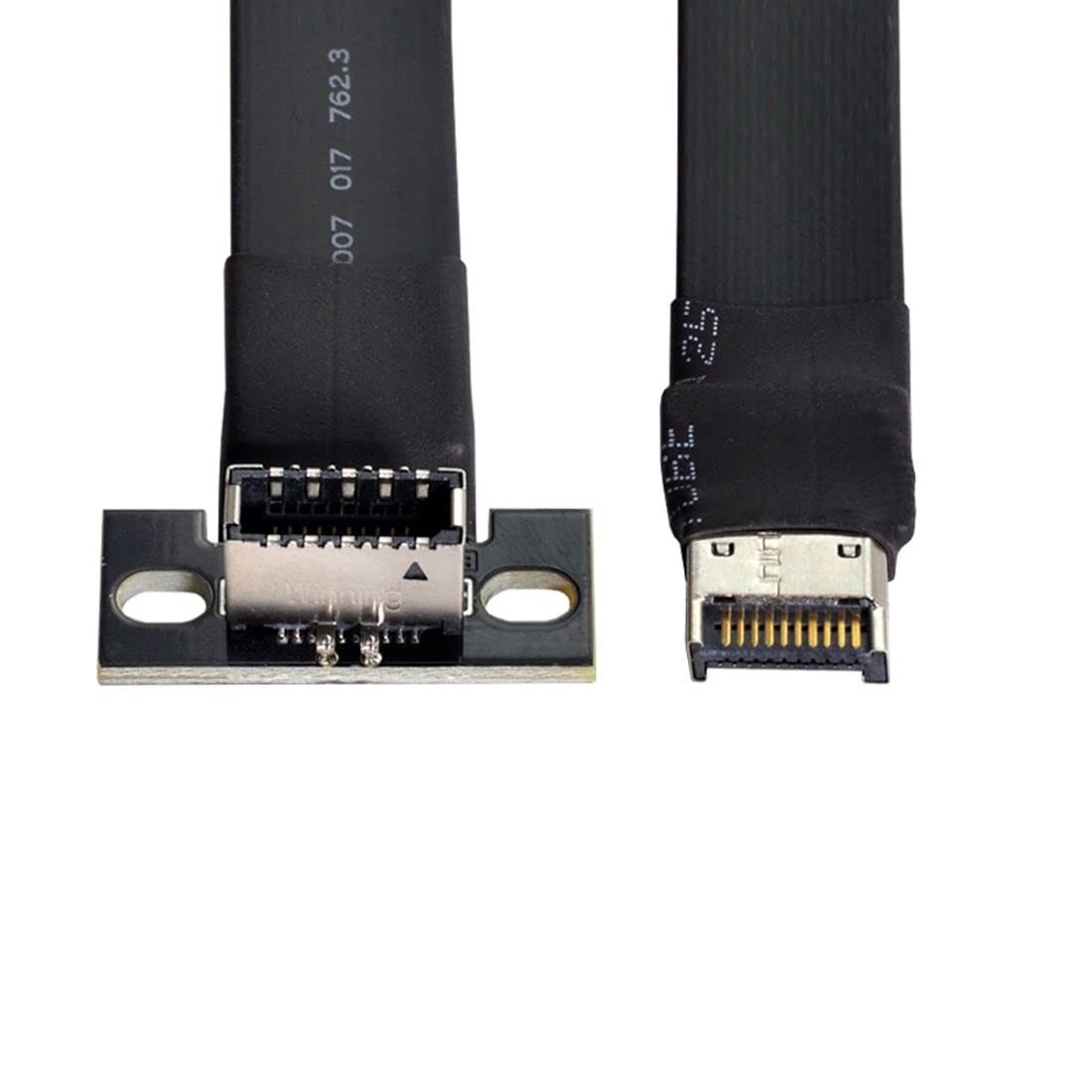 chenyang USB 3.2 Gen 2 USB 3.1 Type-E Front Panel Socket Motherboard Header Extension Cable 50cm