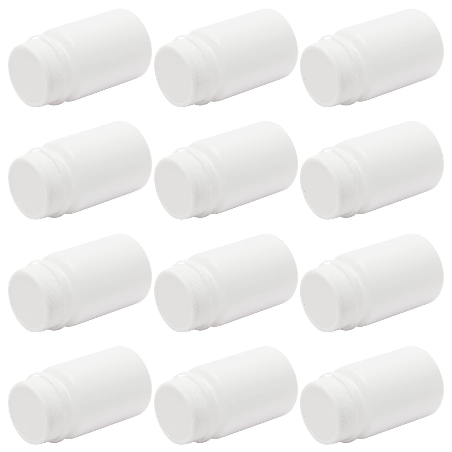 Aicosineg 20Pcs 2.12oz Lab Dropping Bottles PE Plastic Bottles Lab Eye Dropper Bottles Squeezable Eye Liquid Drop Bottle Small Mouth Drop Bottles Sample Seal Storage Bottles with Cap for Travel White