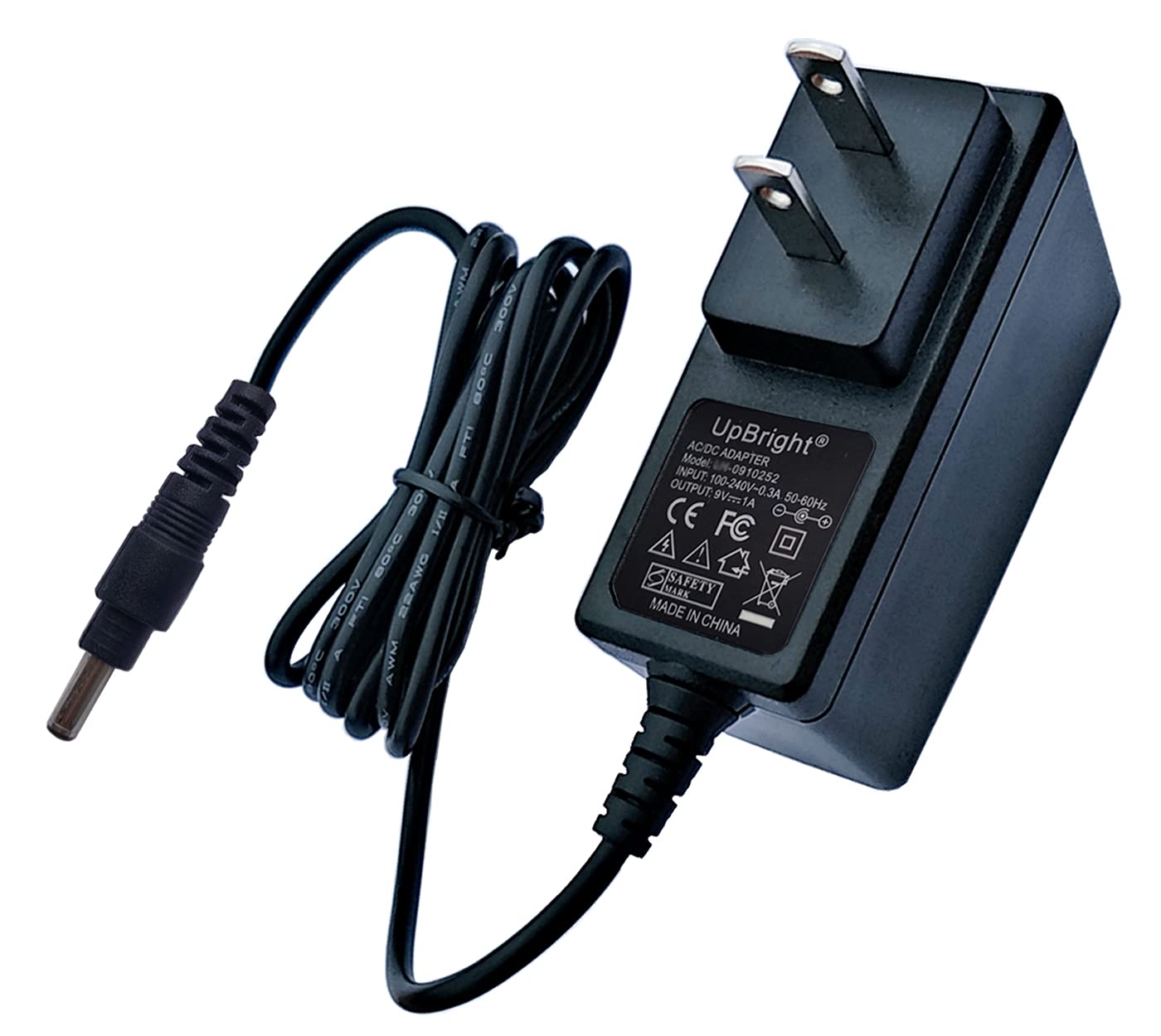 UpBright 9V AC/DC Adapter Compatible with Kohler Malleco Touchless R77748 K-R77748-SD VS K-R77748 K-R31498-NA K-R31498 Electronic Kitchen Sink Faucet for 1.5V x 6 AA Batteries Pack 9VDC Power Supply