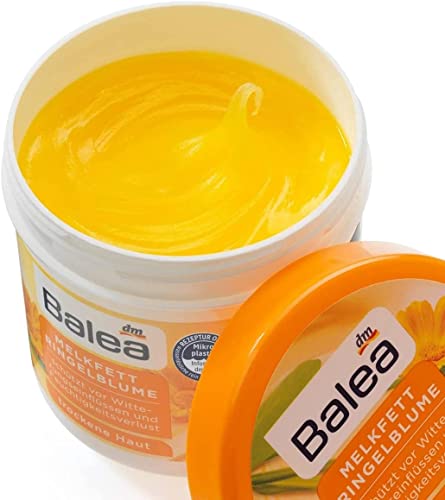 Balea Melkfett milking grease - Calendula Gel-Cream - Protects Skin Against Environmental Damage / Stress from Cold, Wind, Rain etc - 250ml (Not Tested on Animals) by dm-drogerie markt