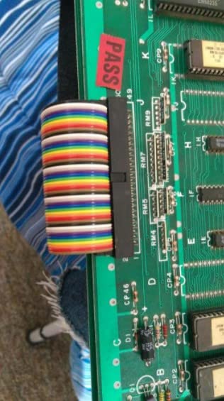 Heyiarbeit 2pcs Rainbow Wire Copper 14 Pin Connector Gray Wire Flat Ribbon Cable Connector Suitable for Internal Wiring